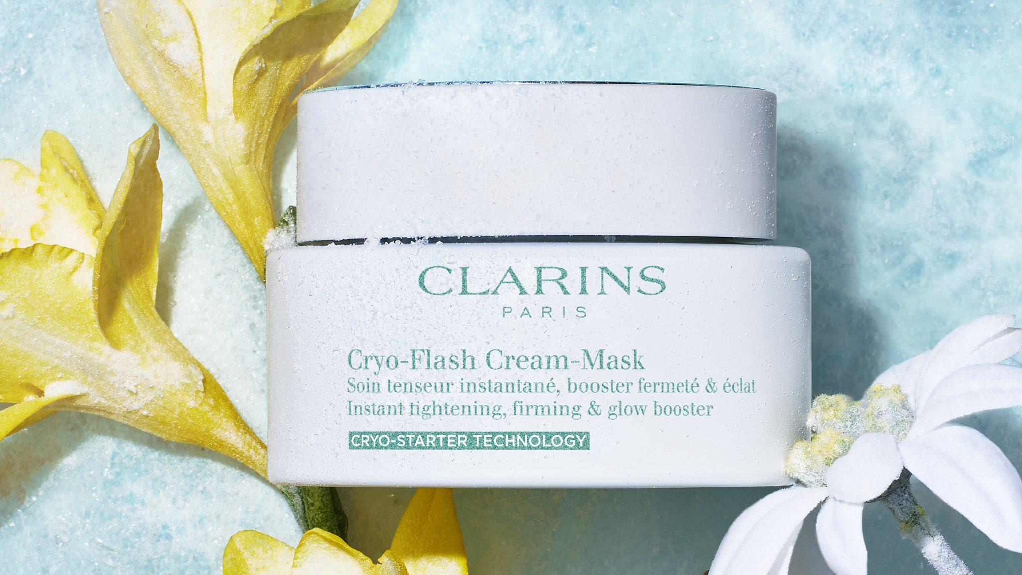 Clarins Cryo-Flash Cream-Mask: the anti-aging power of cold - Clarins Group